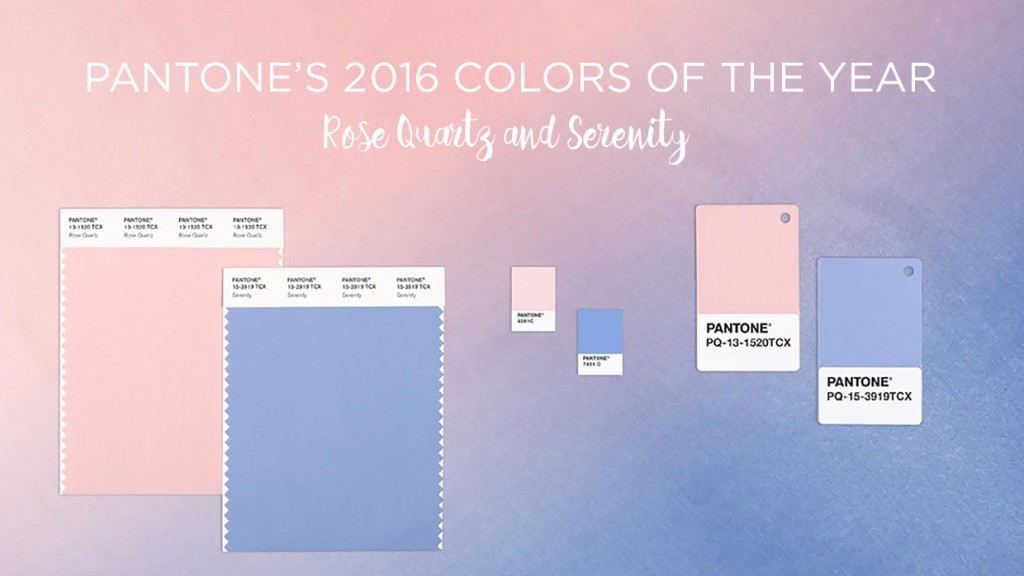 Two to love! Pantone’s 2016 Colors of the Year - Graphic Design ...